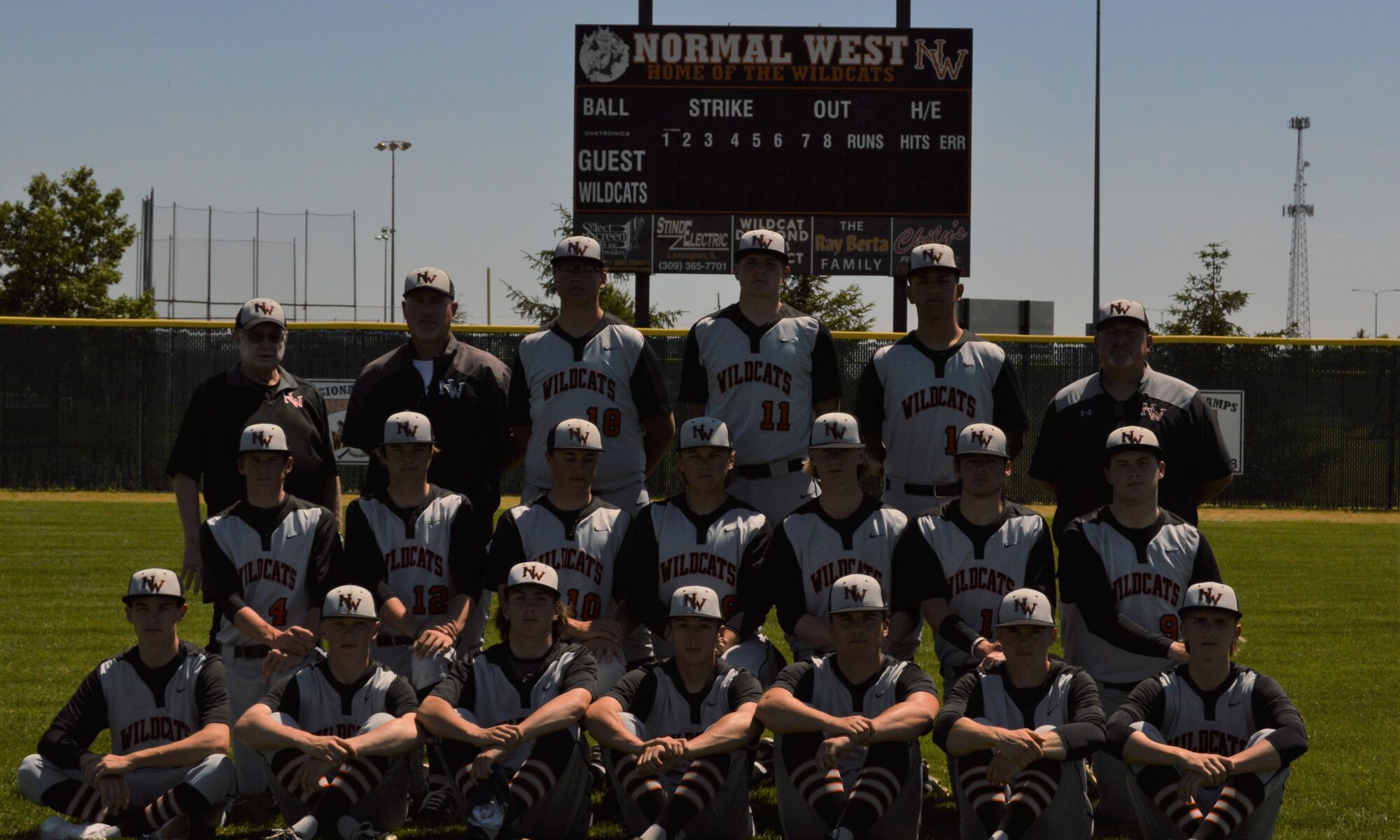 2021 Varsity Roster Normal West Baseball